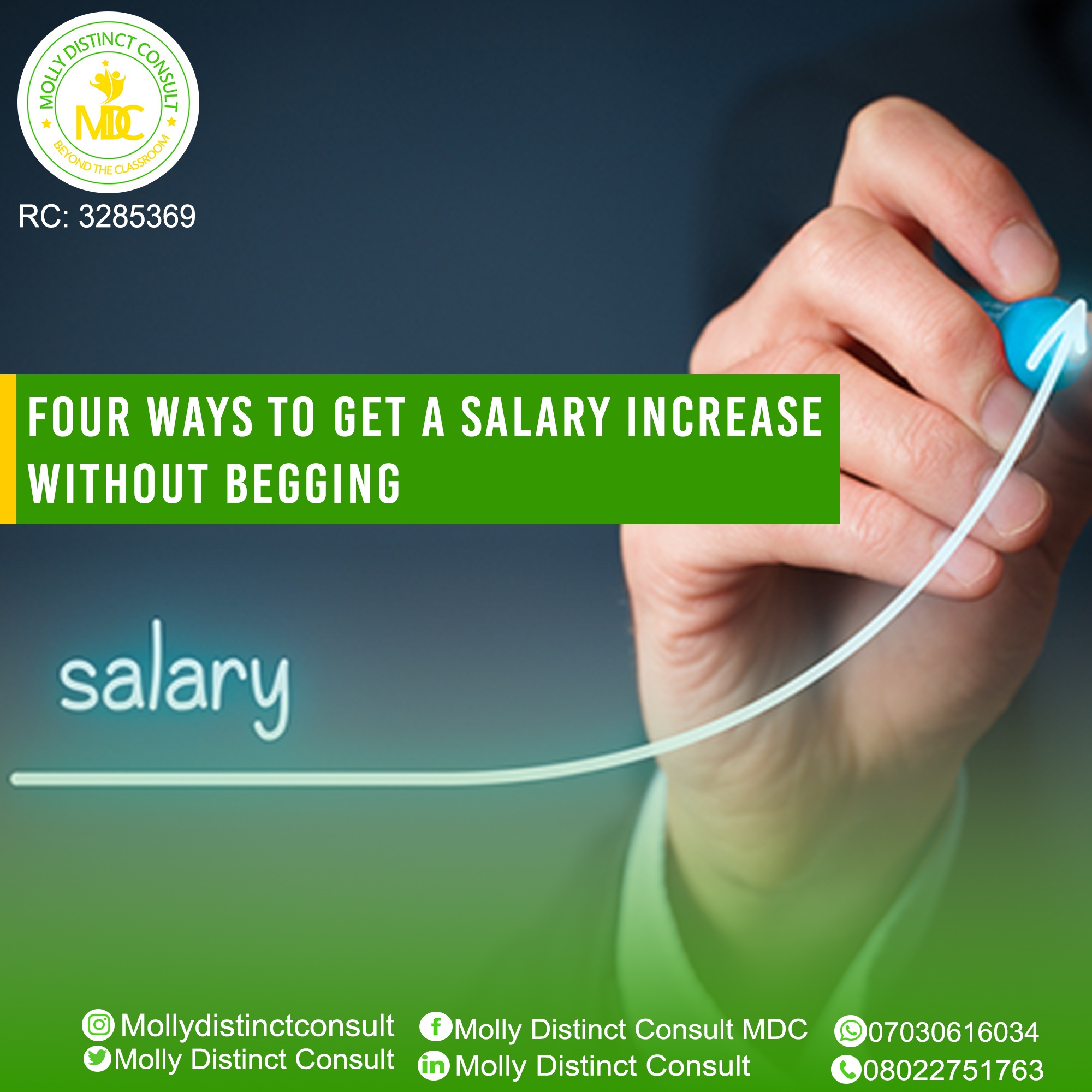 Four ways to get a salary increase without begging – Molly Distinct Consult